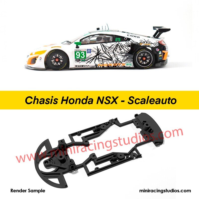 Chasis 3D Honda NSX Scaleauto – Composite Carbono – Slot.it / RT3 ...