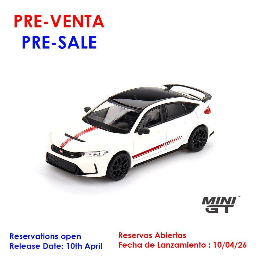 1:64 Honda Civic (FL5) Type R Ultimate Edition Championship White 2025 ...